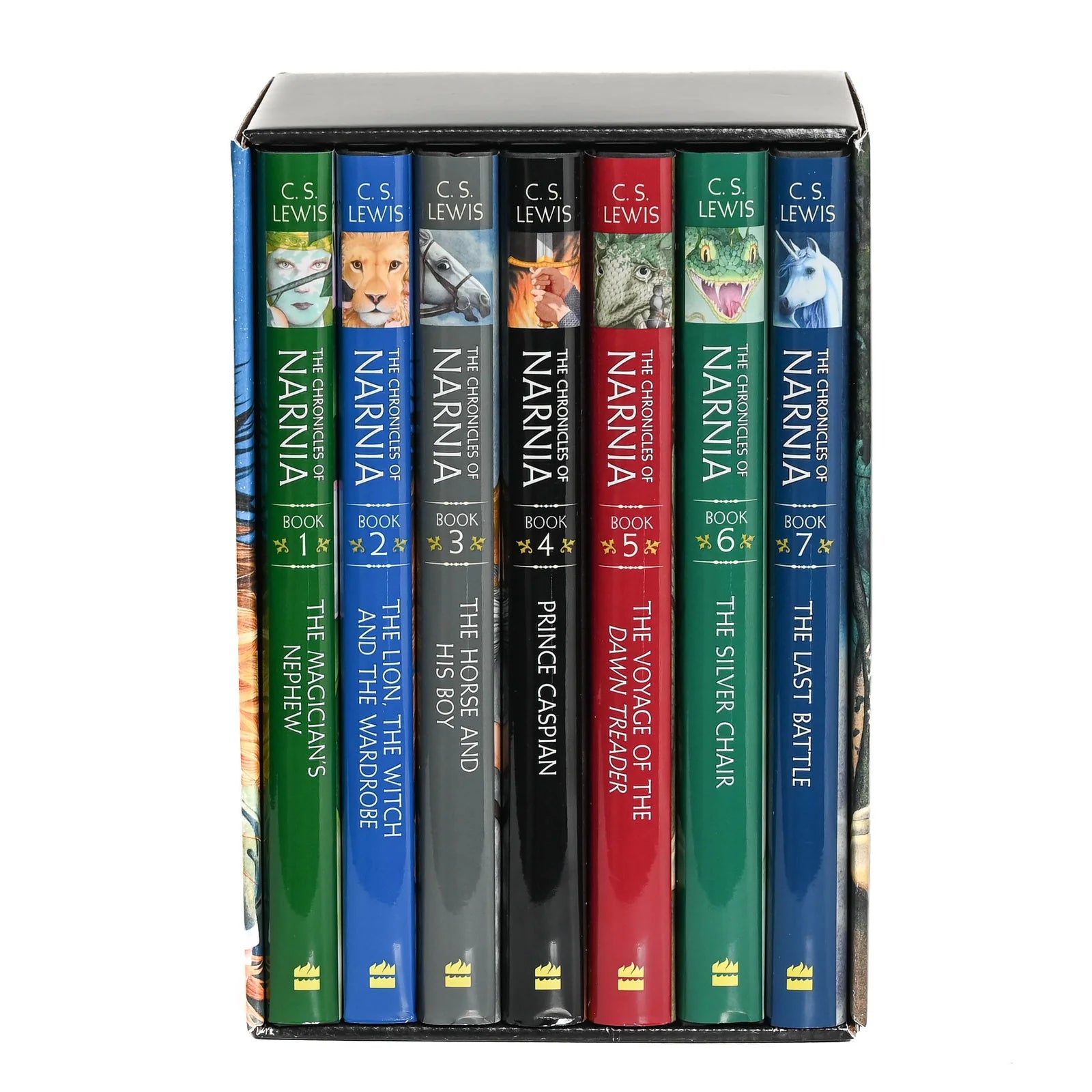 The Chronicles of Narnia 7 Book Set With Box – United Online Book Store